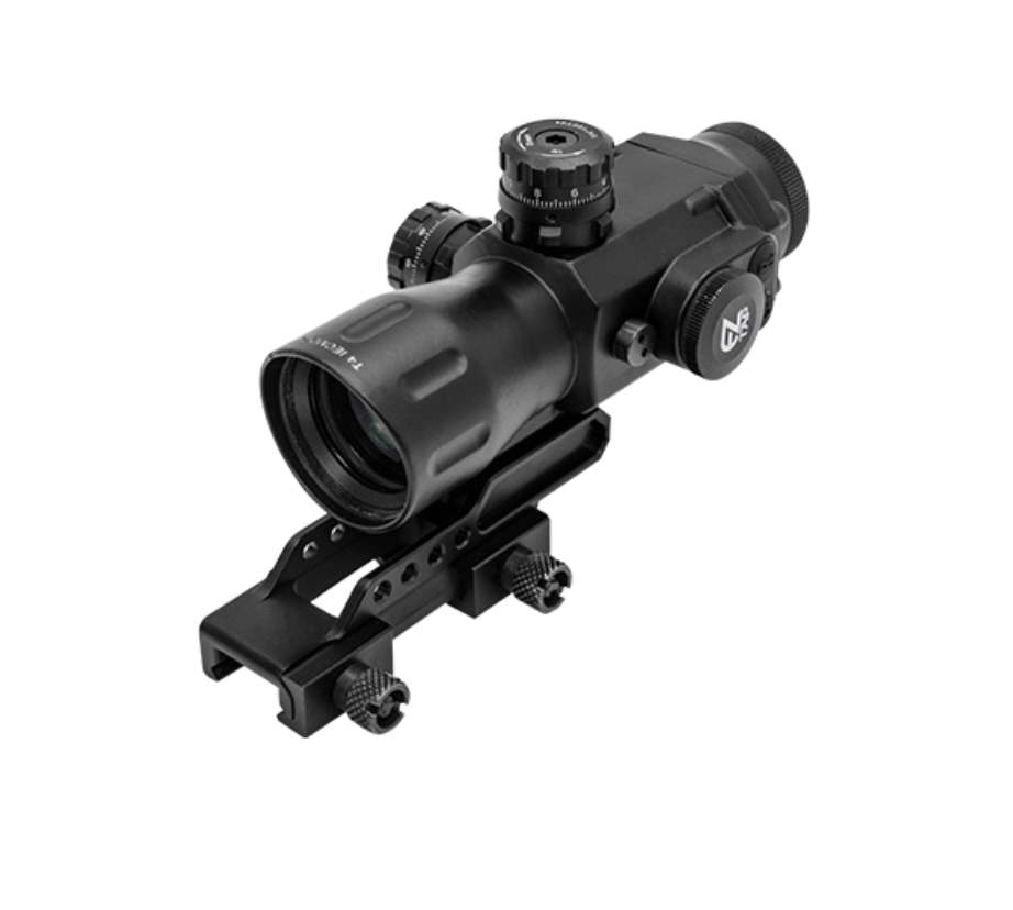 UTG Leapers Compact Prismatic 4X32 T4 Scope 36-Color T-DOT - Gun Parts ...