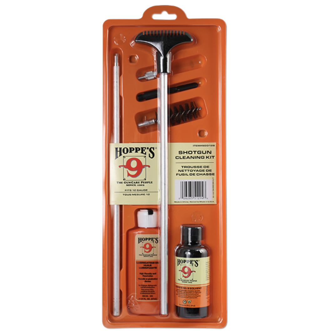 HOPPES 9 Cleaning Kit with rod for 12 gauge Shotgun SGO12B - Gun Parts ...