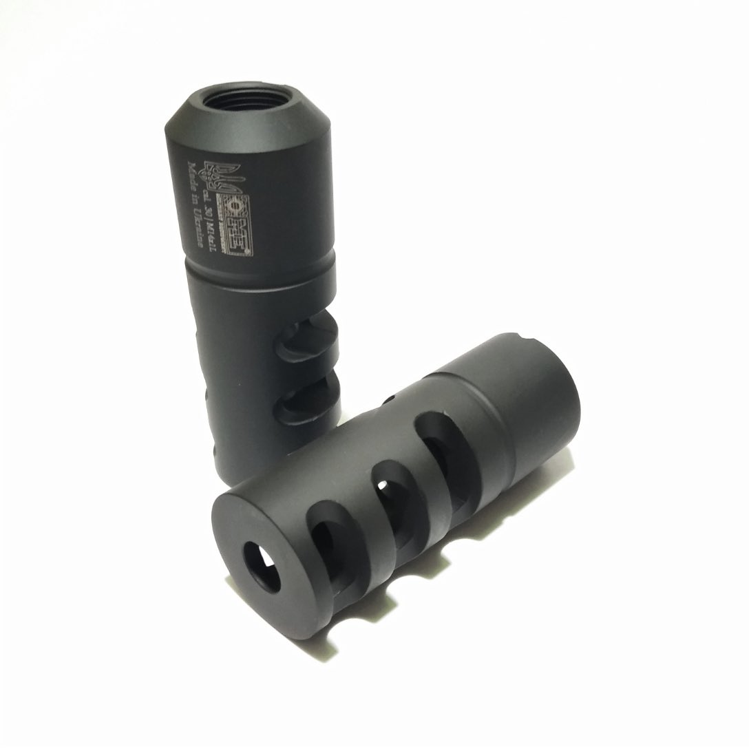 Muzzle Brake for AK and Saiga 7.62 with thread М14x1 L - Gun Parts ...